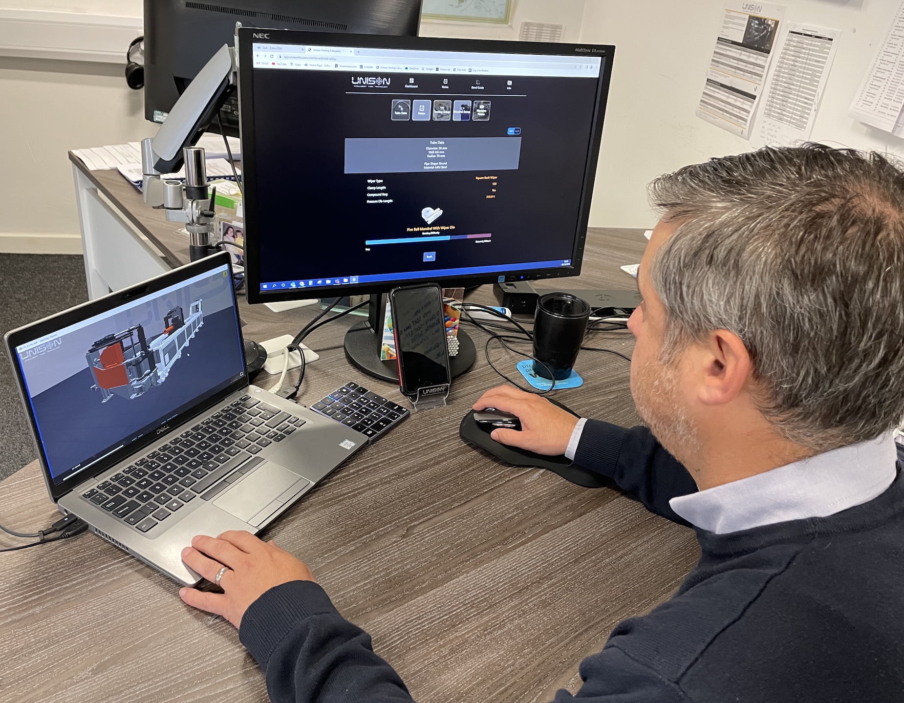 UNISON LAUNCHES ADVANCED TUBE BENDING APPLICATION APP - Unison Ltd